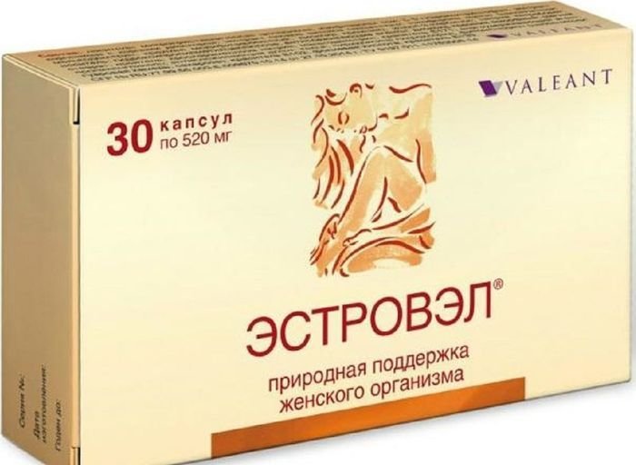 Эстровэл 520мг №30 капс. (БАД) Производитель: Россия Внешторг Фарма ...